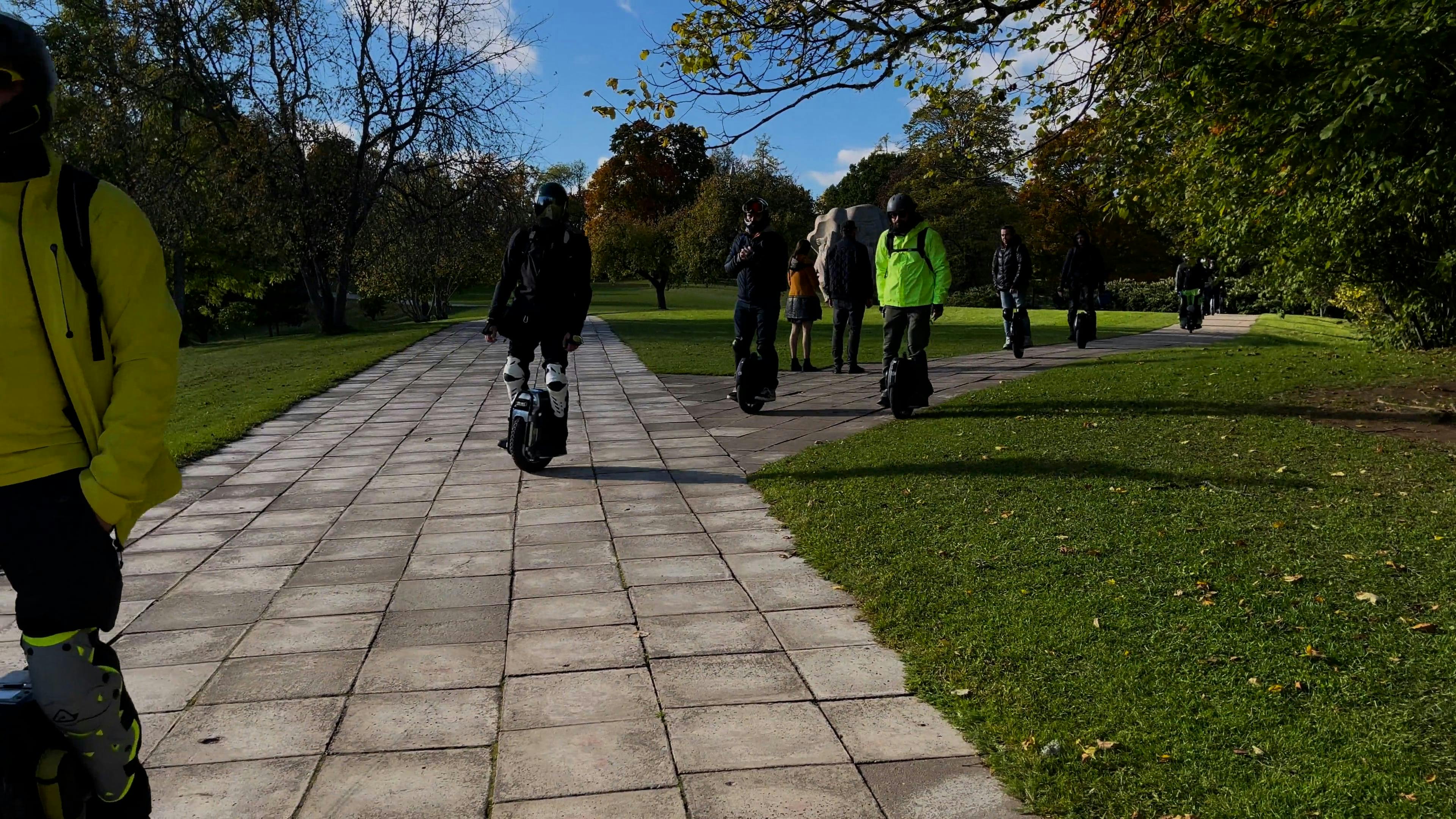 Group of people riding hoverboards in park Free Stock Video Footage ...