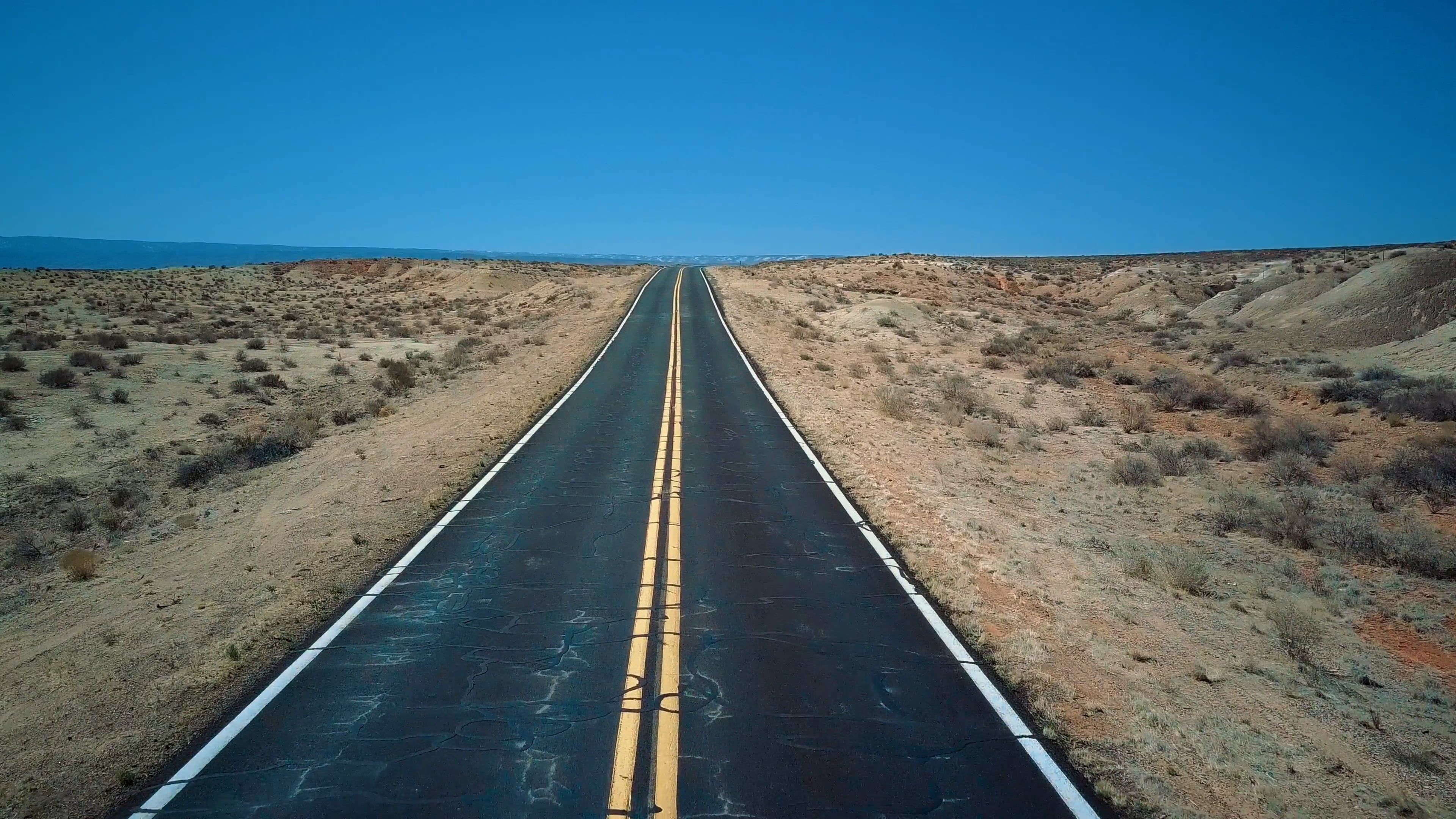 Aerial Footage of a Road Free Stock Video Footage, Royalty-Free 4K & HD ...