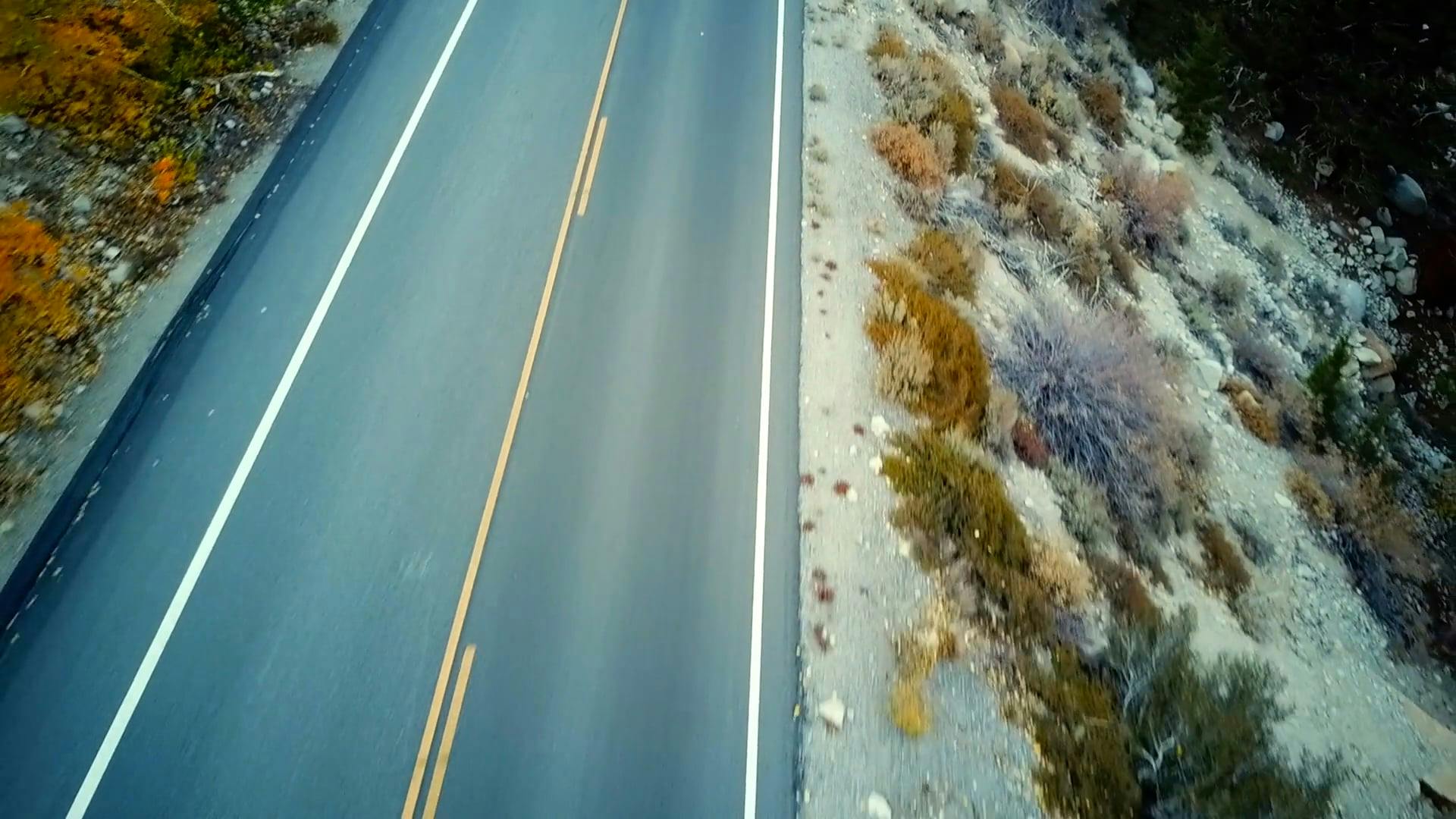 Drone Footage of Car on the Road Free Stock Video Footage, Royalty-Free ...