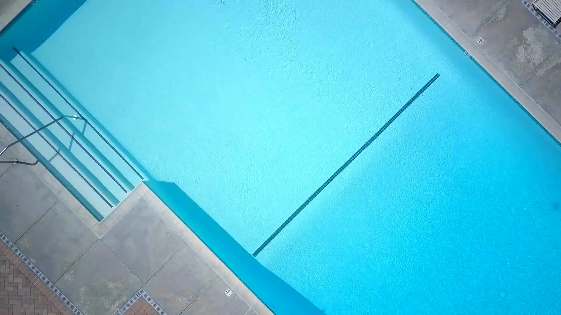 Top View Footage Of Someone Diving In The Pool Free Stock Video Footage ...