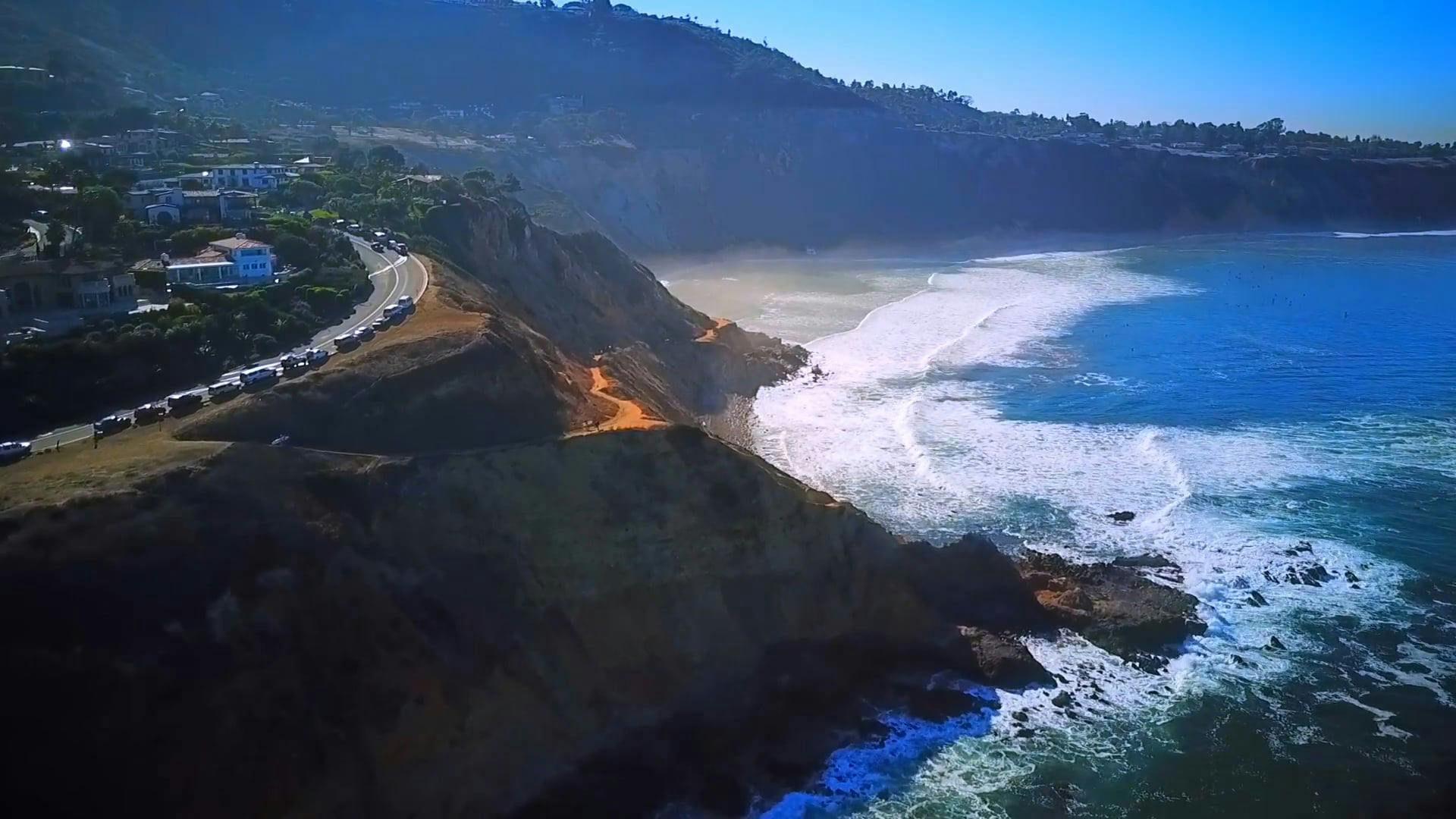 A Drone Footage of a Beach · Free Stock Video