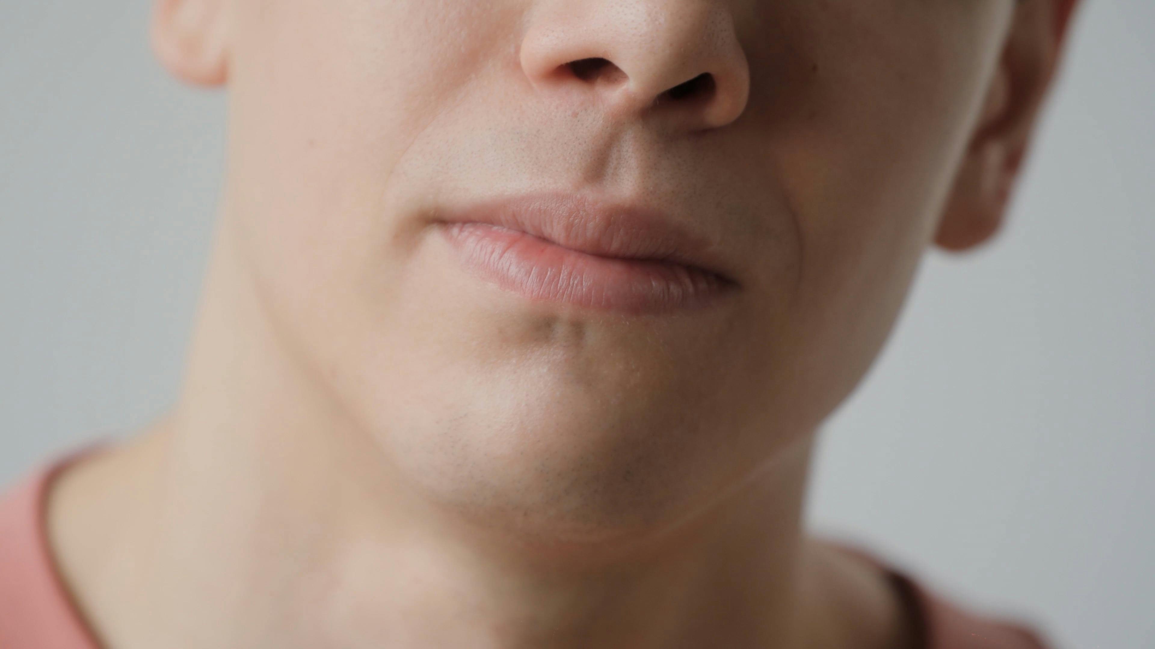 Close up on mans face moving Free Stock Video Footage, Royalty-Free 4K ...