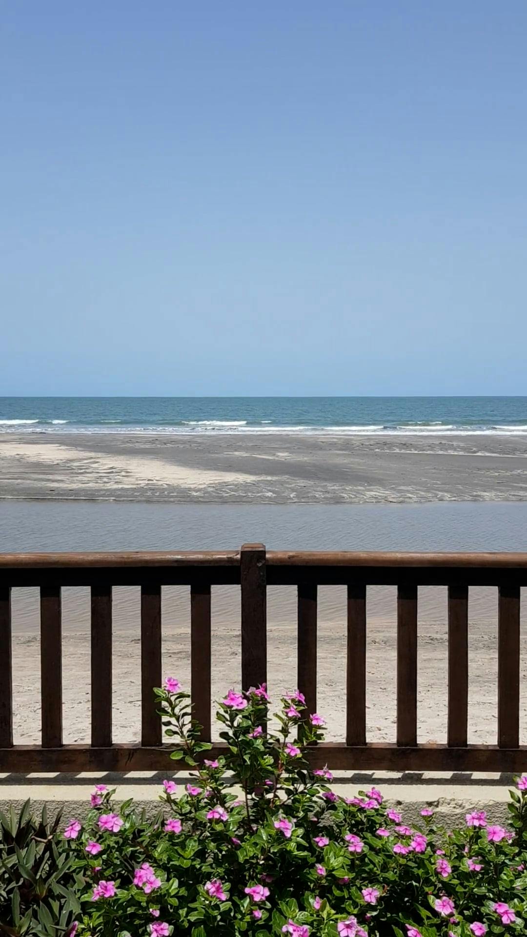 A Beautiful View Of A Beach With Blue Waters Free Stock Video Footage ...