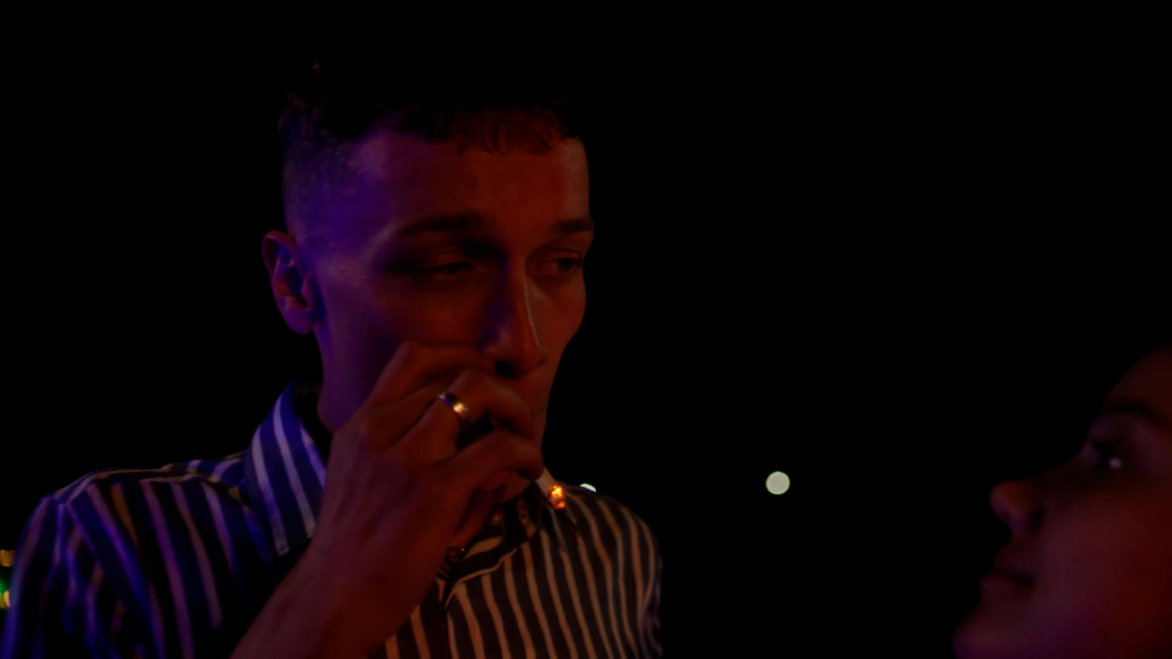 A Man Dancing while Smoking a Cigarette Free Stock Video Footage ...