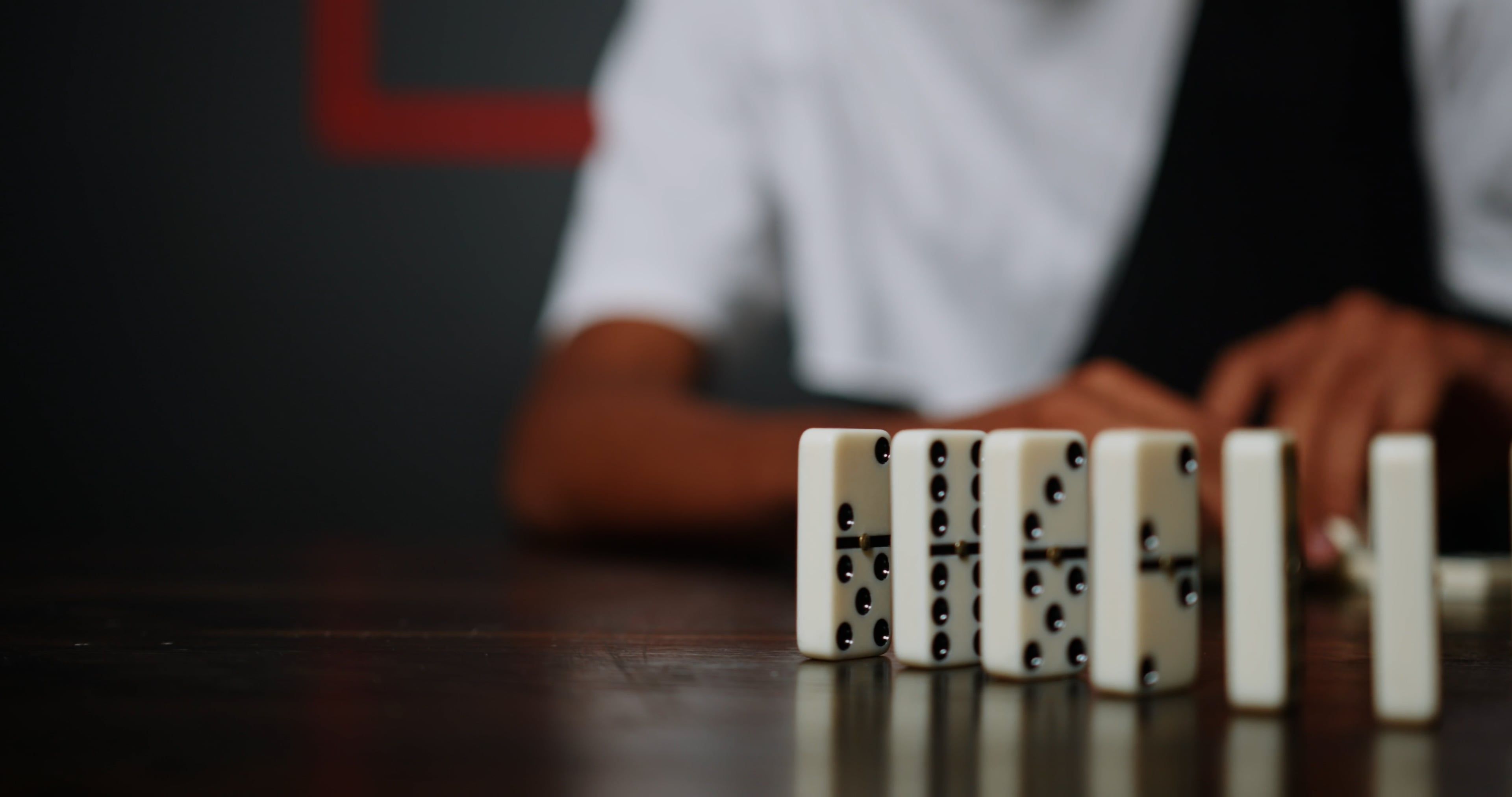 Close-up Video of a Person holding Dominoes · Free Stock Video