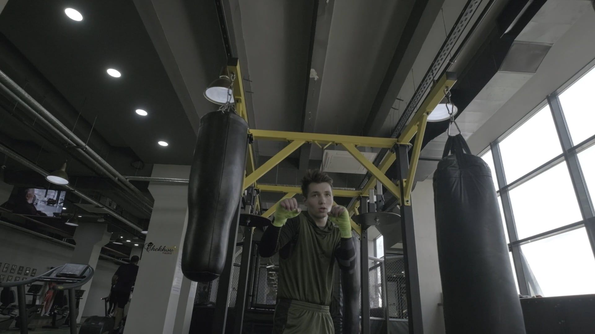 Young man training boxing in gym Free Stock Video Footage, Royalty-Free ...