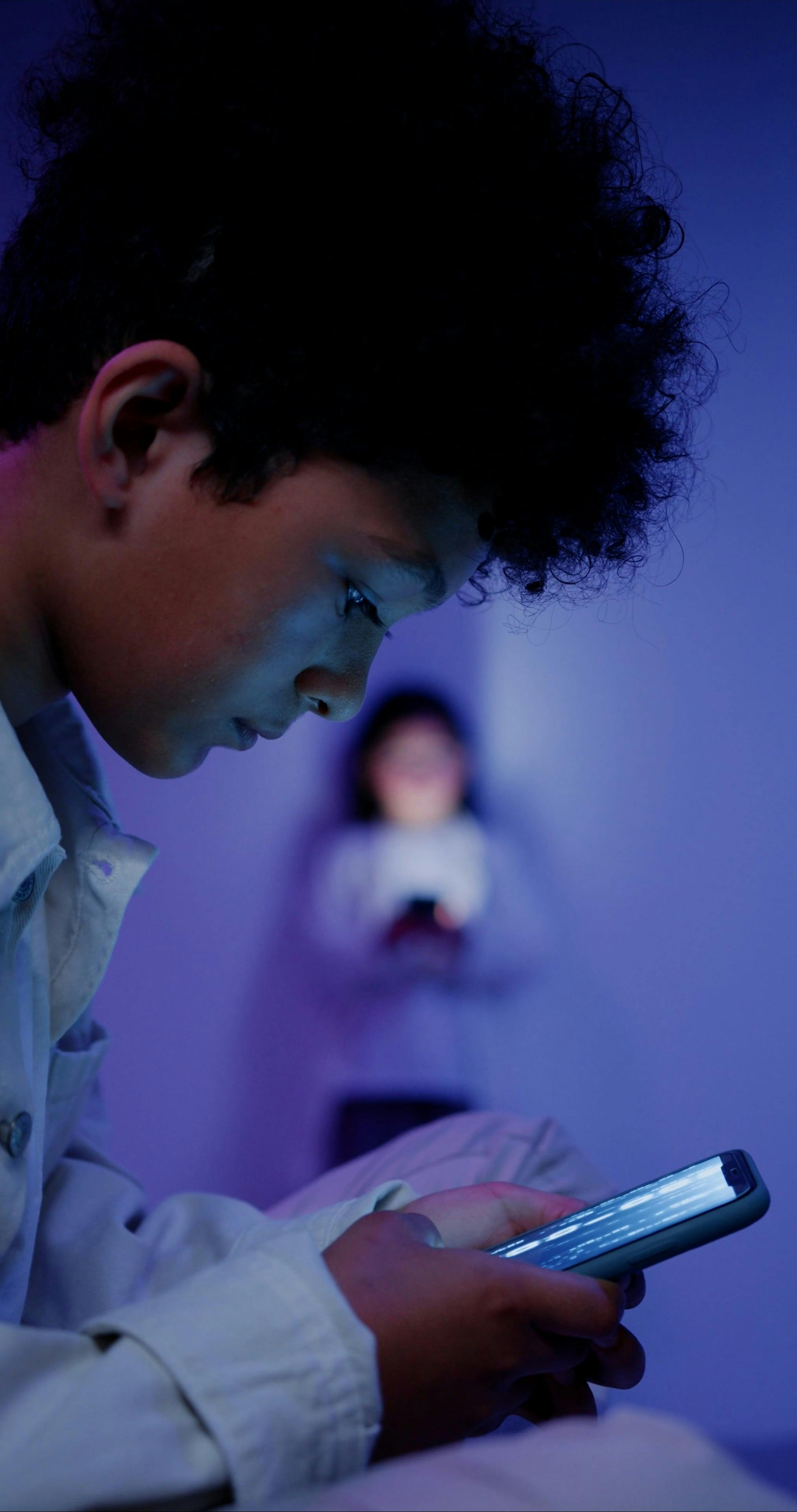 Children Scrolling on Cellphones Free Stock Video Footage, Royalty-Free ...