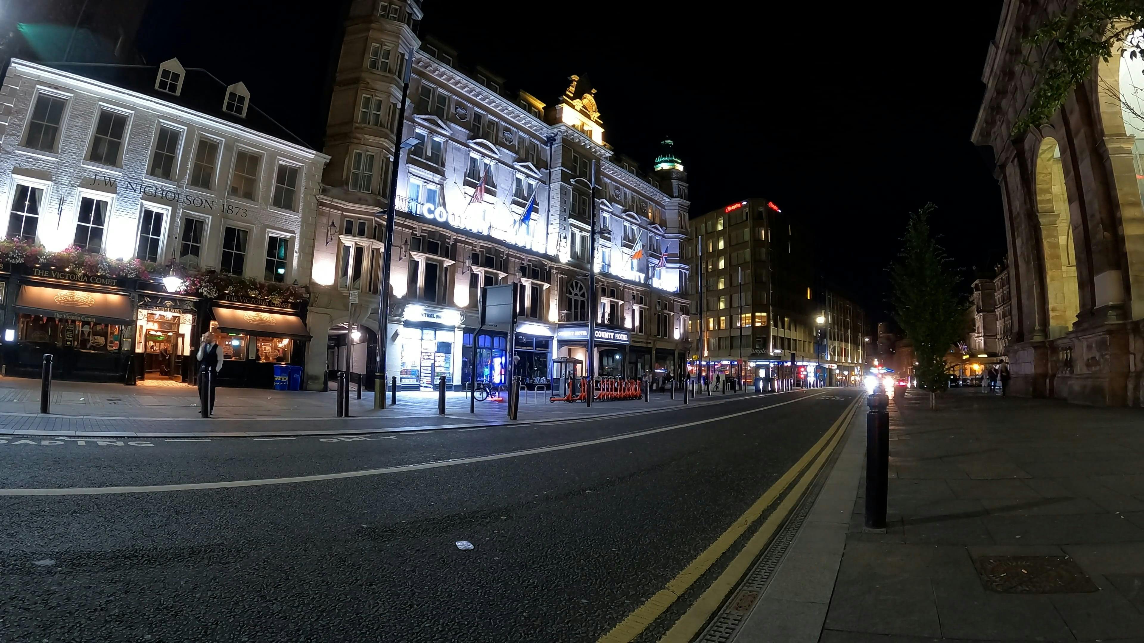 Eye Level Footage Of The Street Without Traffic Free Stock Video ...