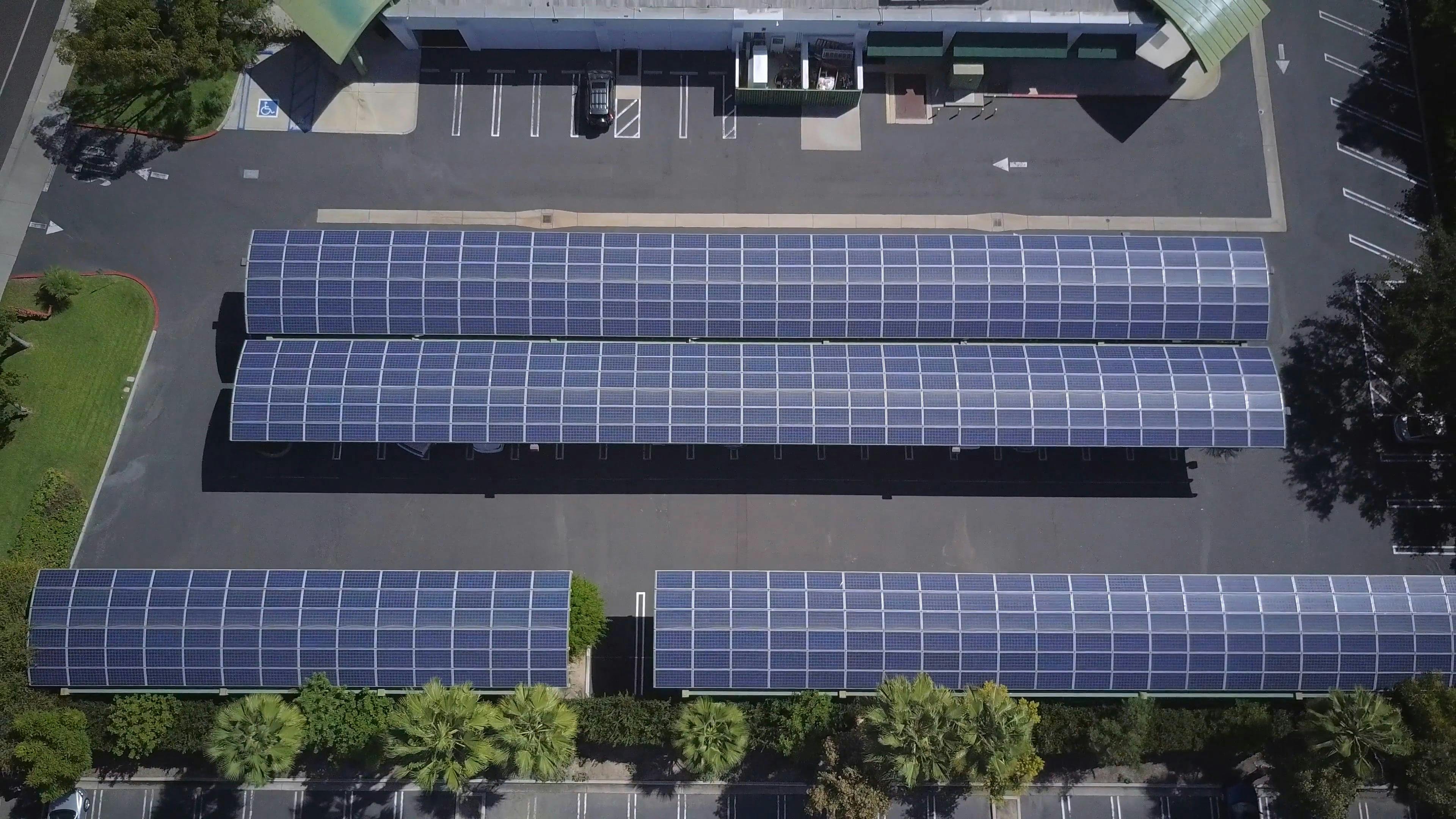 Solar Panel In Rows Used For Energy Production Free Stock Video Footage ...