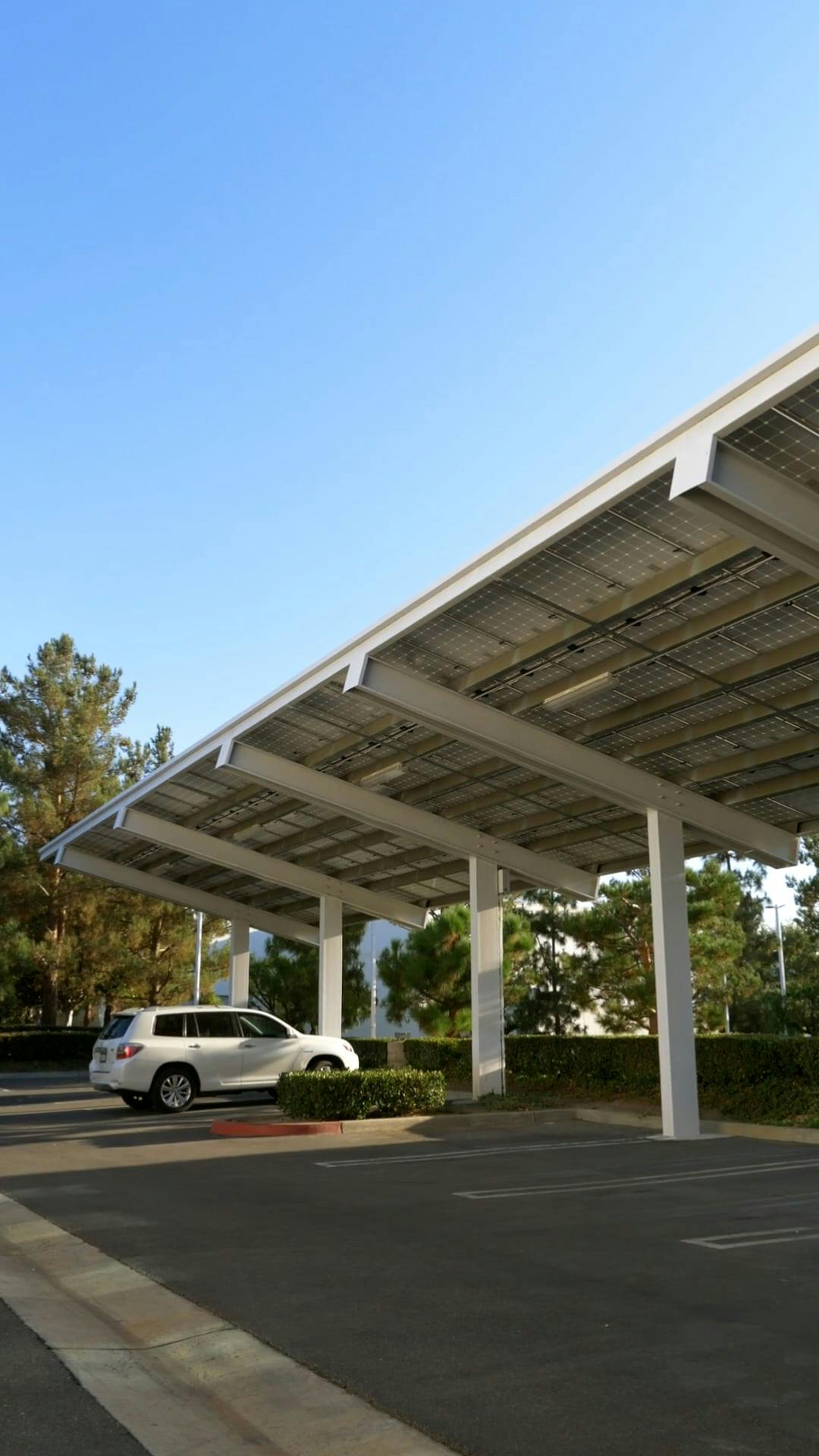 A Footage of Waiting Shed With Solar Panels Roof Free Stock Video ...