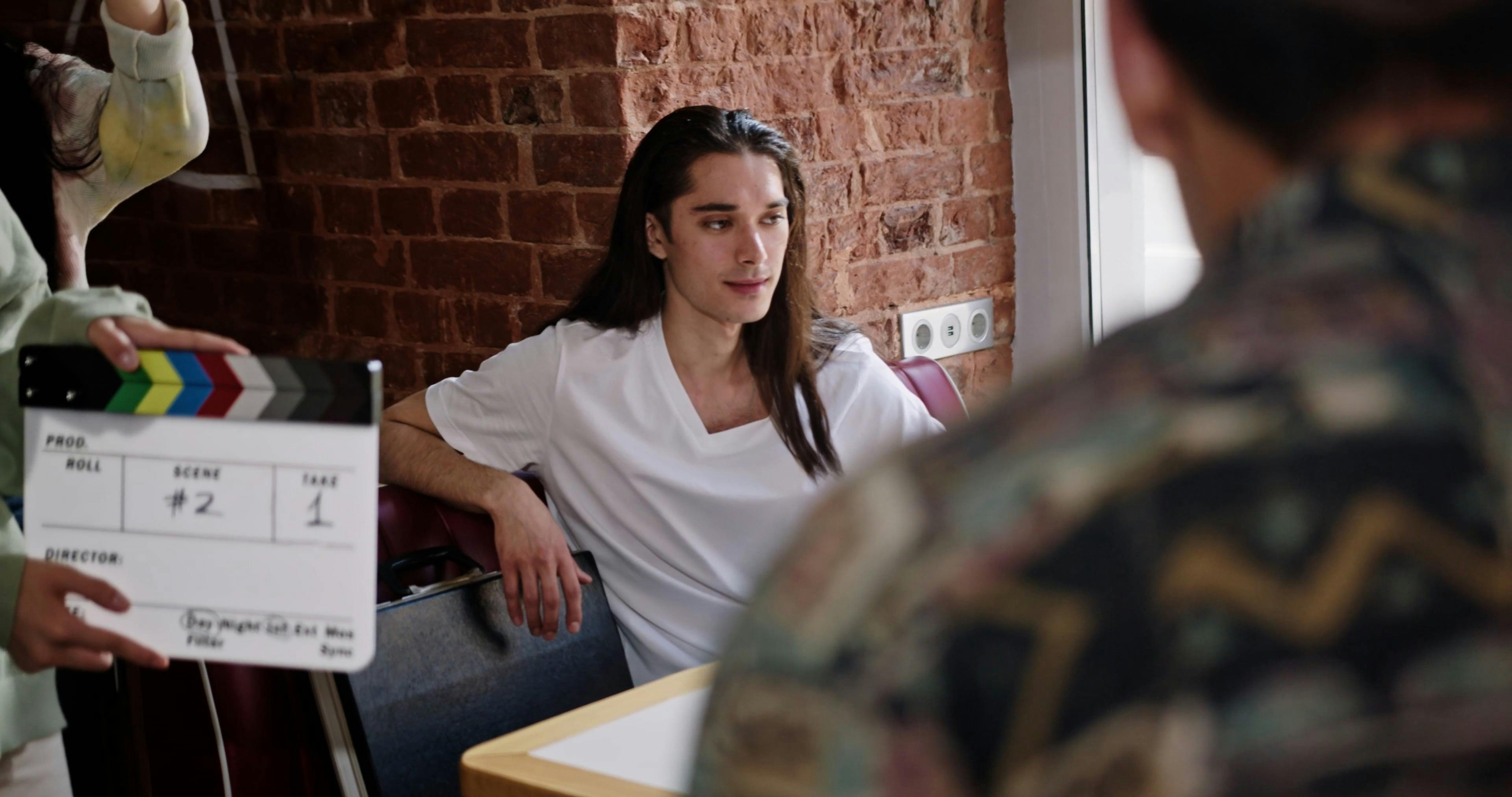 Actors Filming a Scene on Set Free Stock Video Footage, Royalty-Free 4K ...