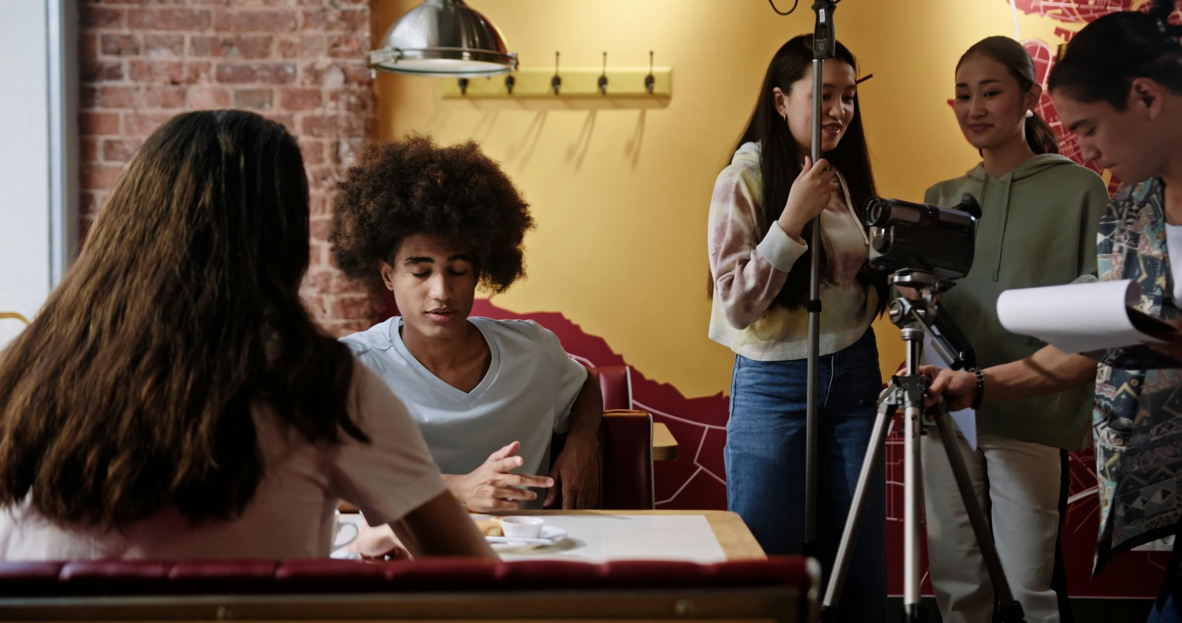 A Director Talking to His Actors Free Stock Video Footage, Royalty-Free ...