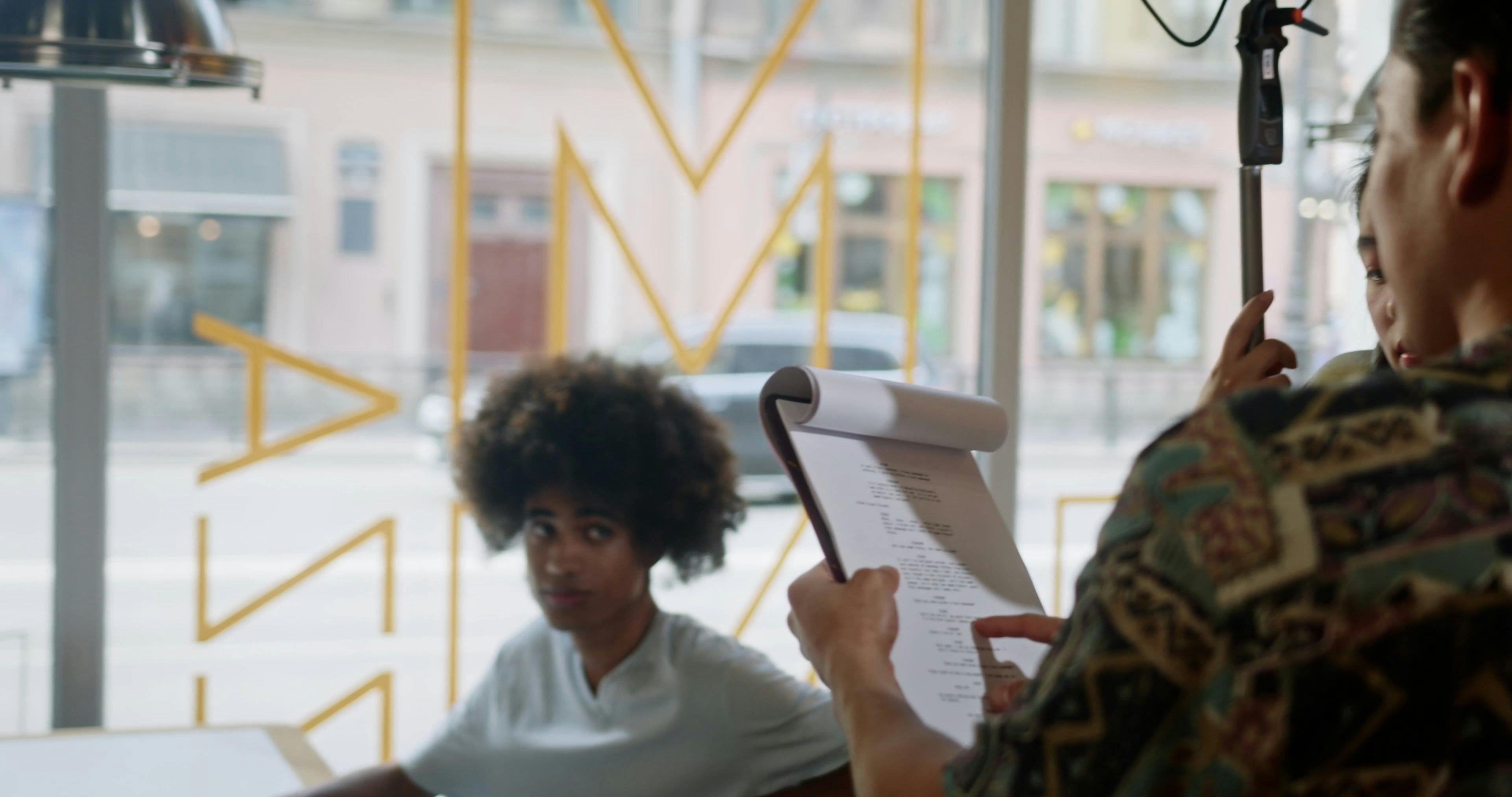 A Director Watching Actors on Set Free Stock Video Footage, Royalty ...