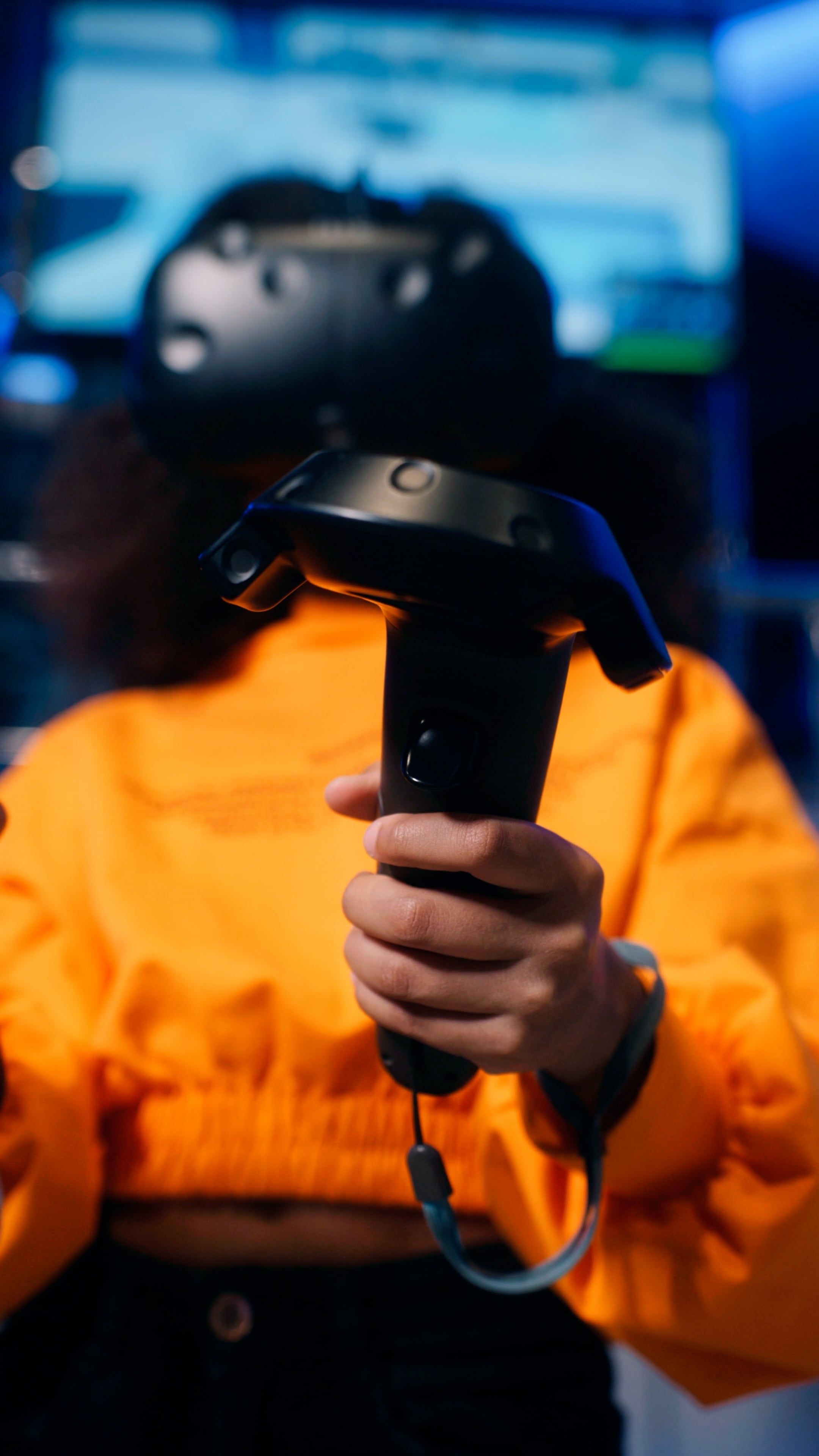 Child Playing Virtual Reality Free Stock Video Footage, Royalty-Free 4K ...