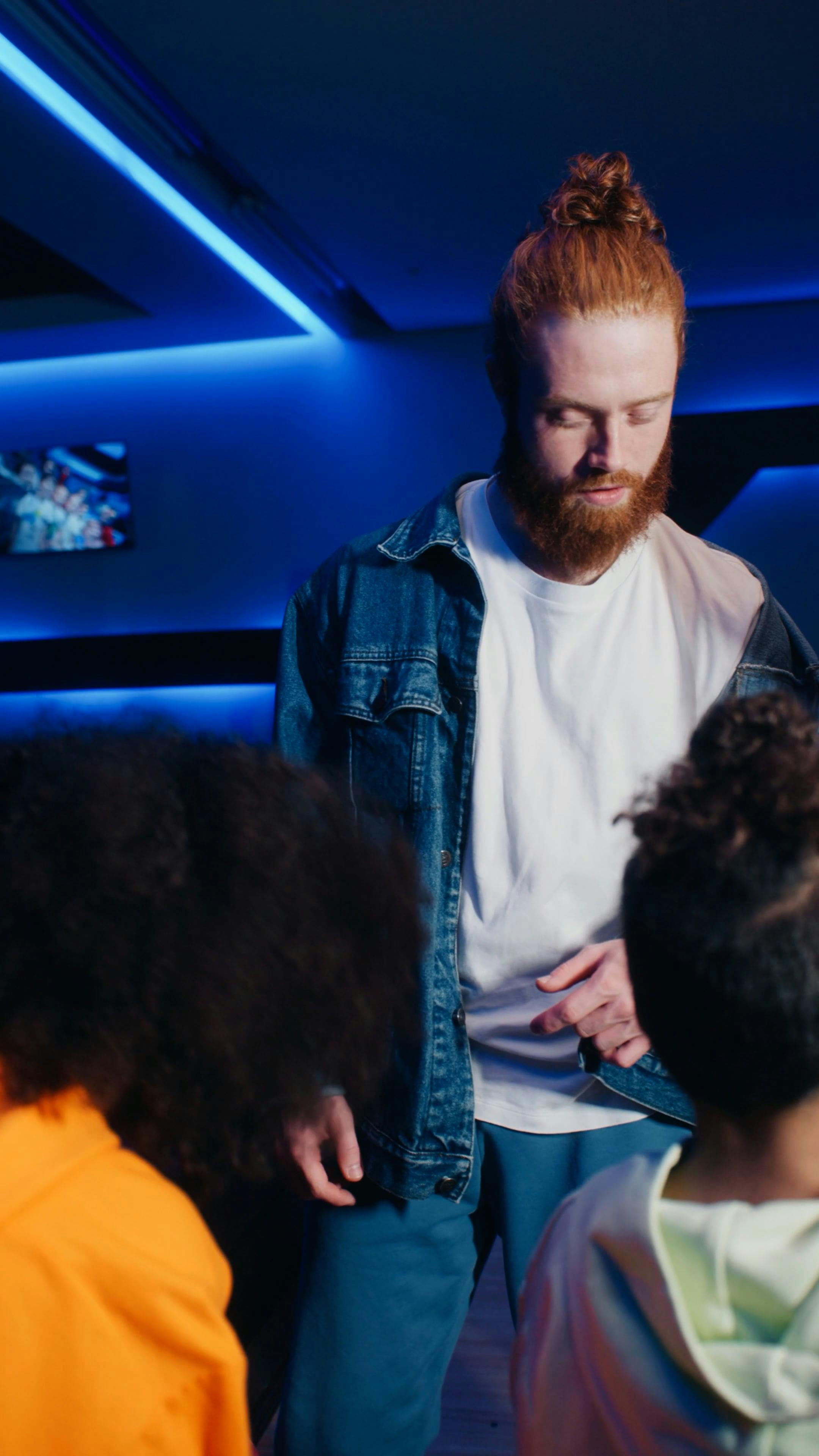 A Child Giving a Bowling Ball to a Man Free Stock Video Footage ...