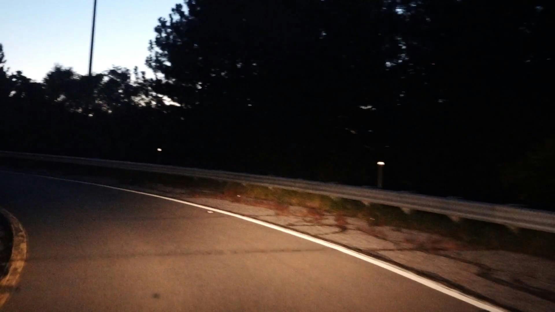 Time lapse of car driving on road in city at evening Free Stock Video ...