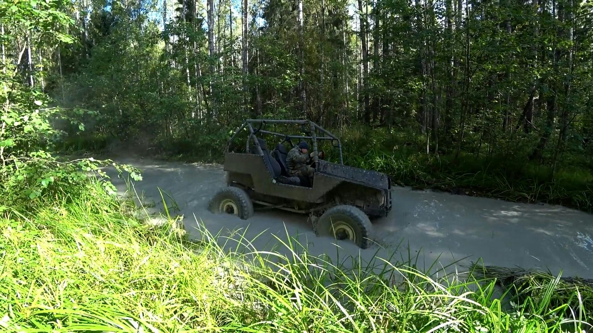 A Buggy Car Stuck on a Muddy Road Free Stock Video Footage, Royalty ...