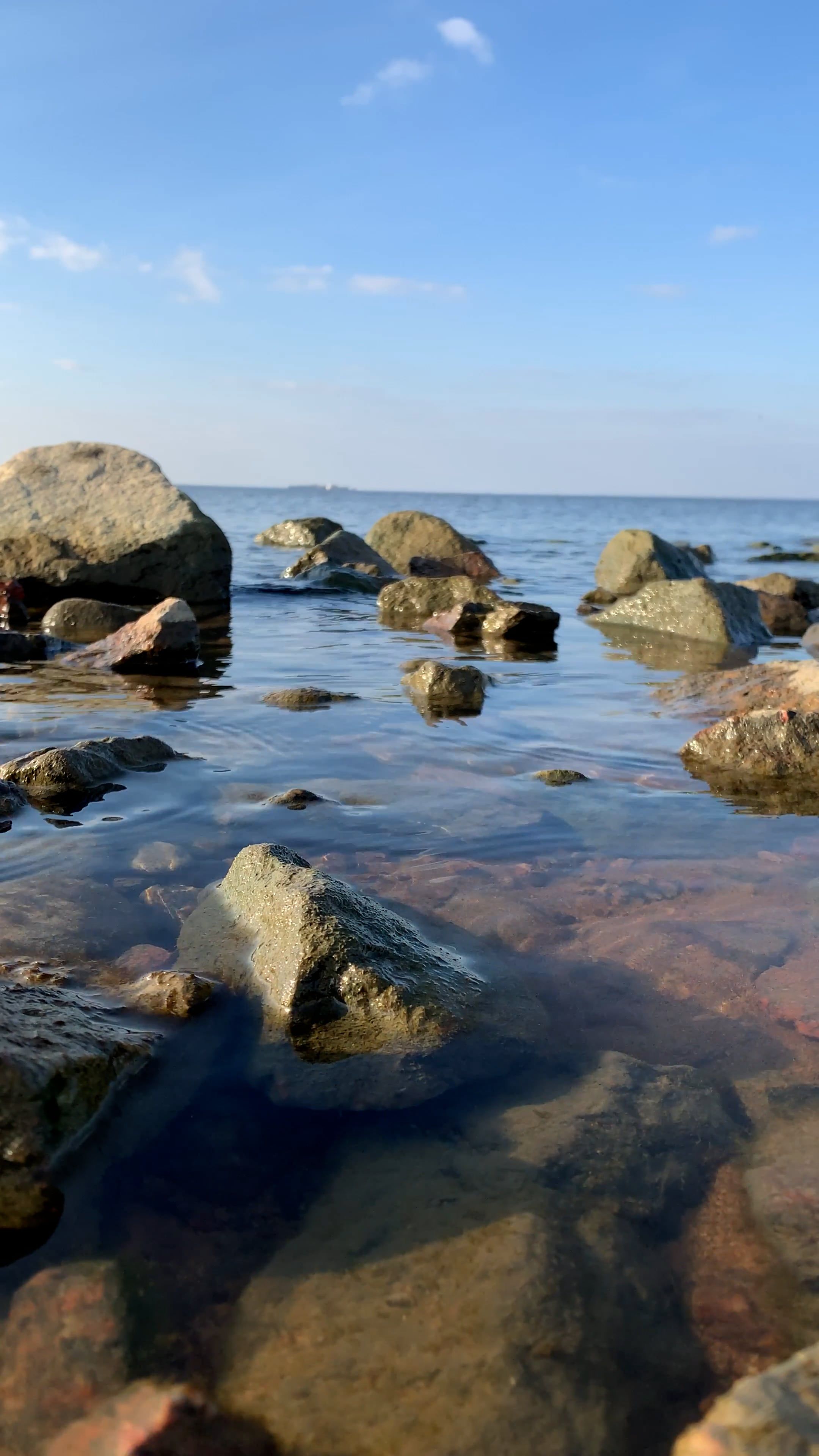 Rocks Emerging from Sea Free Stock Video Footage, Royalty-Free 4K & HD ...