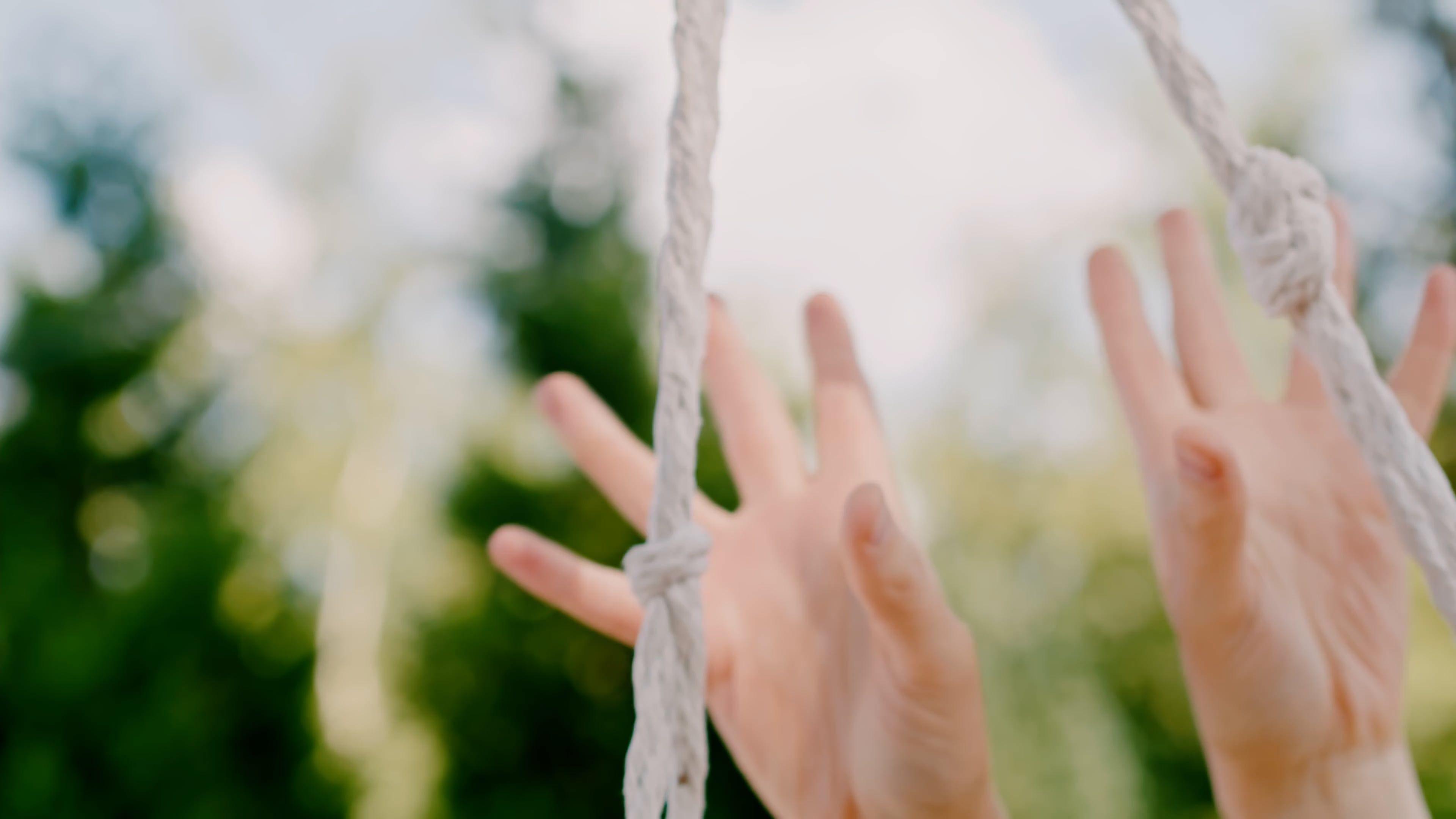 A Person Gripping Hands on the Rope Free Stock Video Footage, Royalty ...
