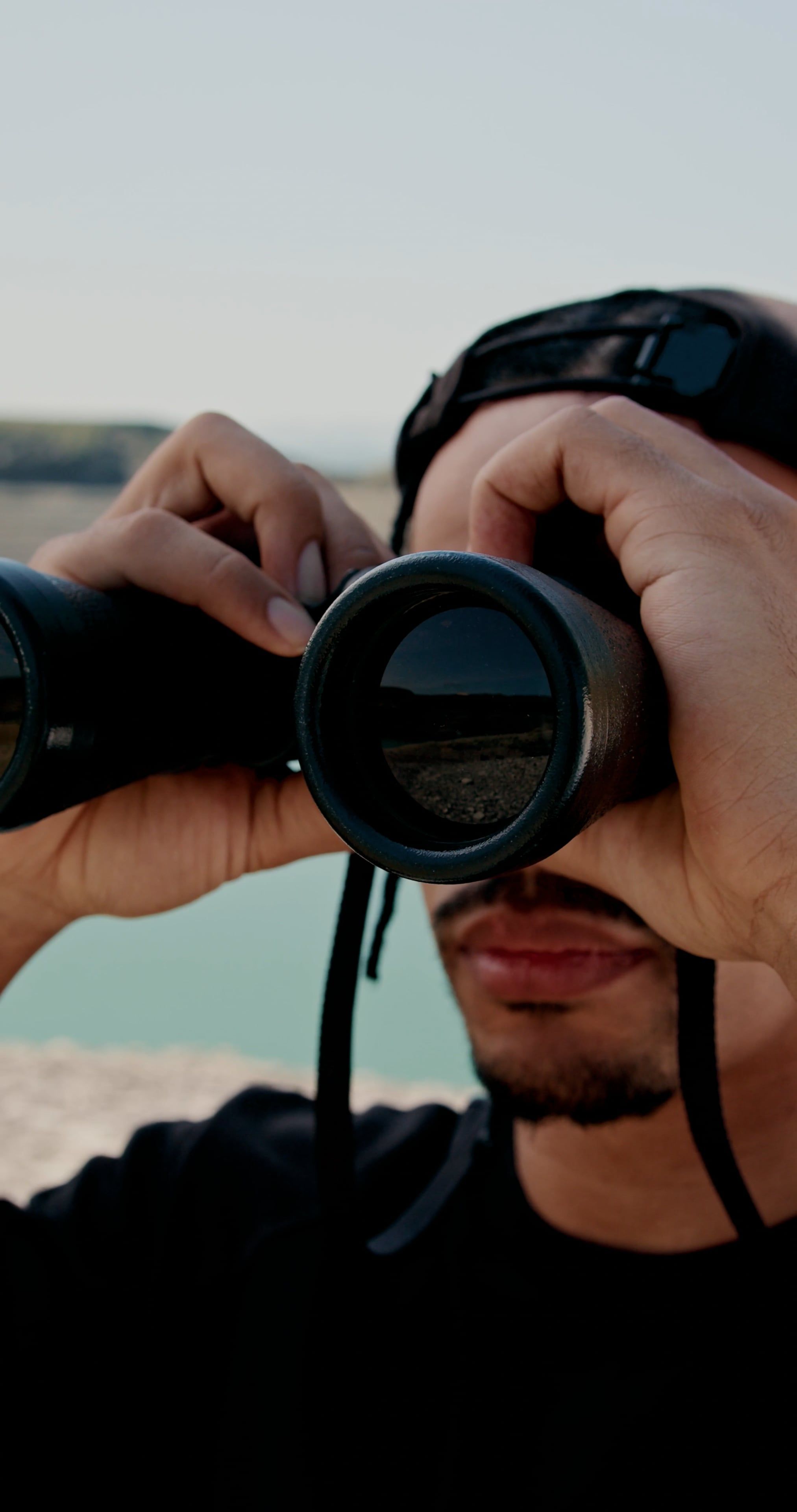 Tourist Looking Through Binoculars Free Stock Video Footage, Royalty ...