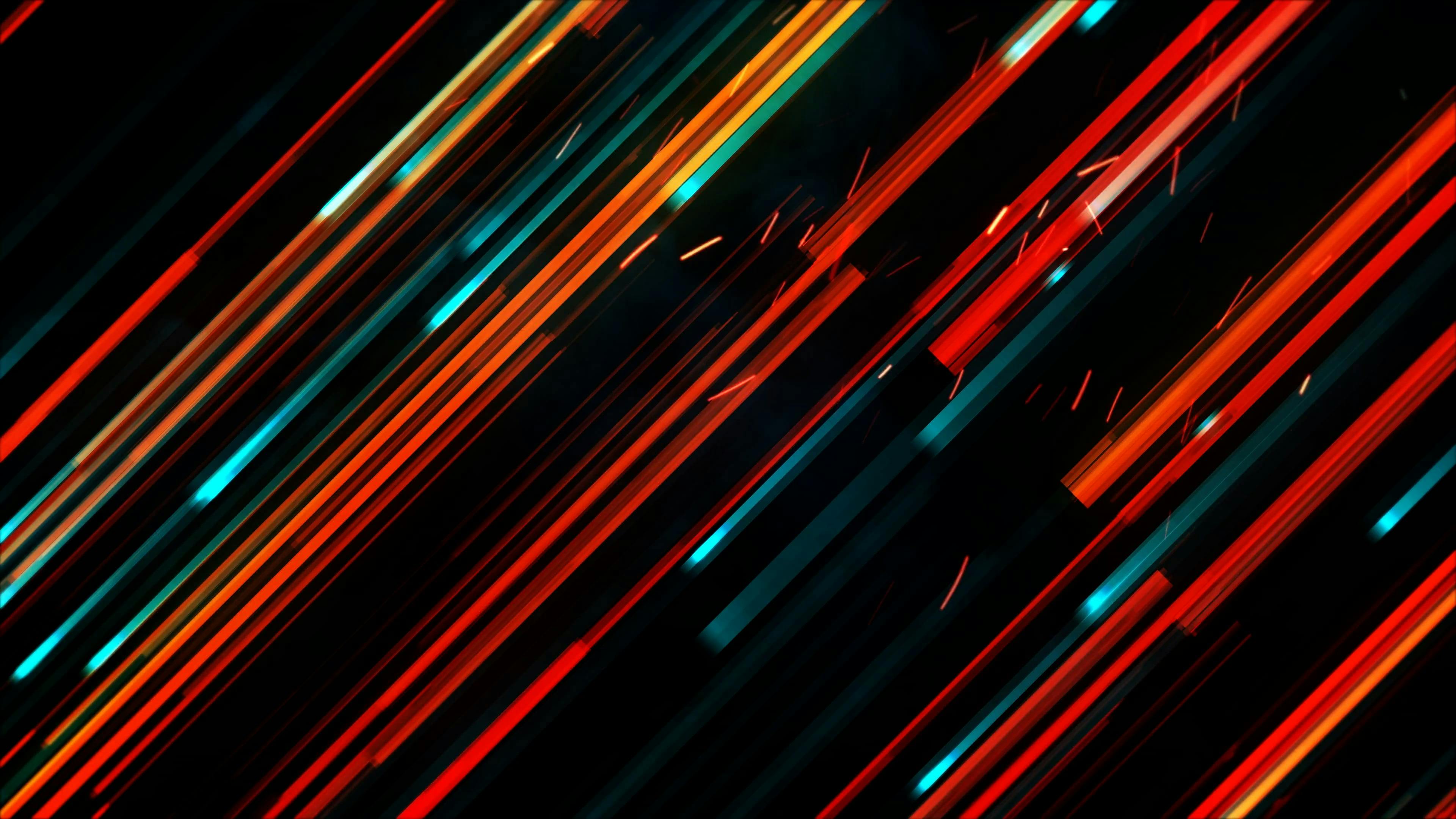 An Animation of Light Streaks Free Stock Video Footage, Royalty-Free 4K ...