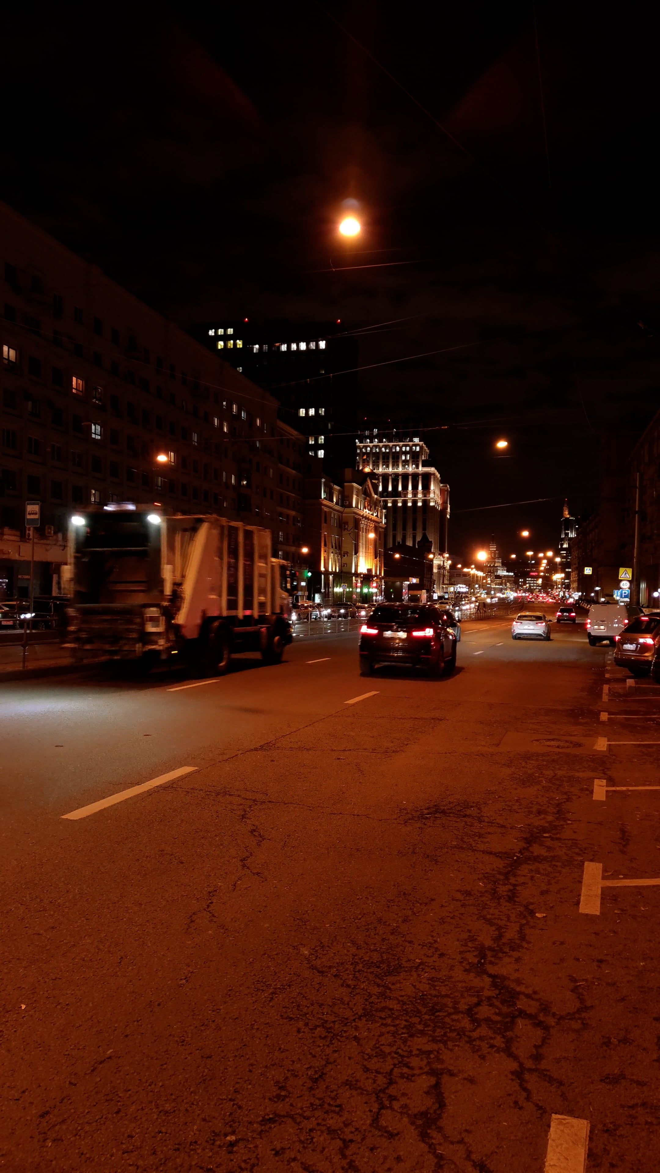 Cars on Moscow Street at Night Free Stock Video Footage, Royalty-Free ...