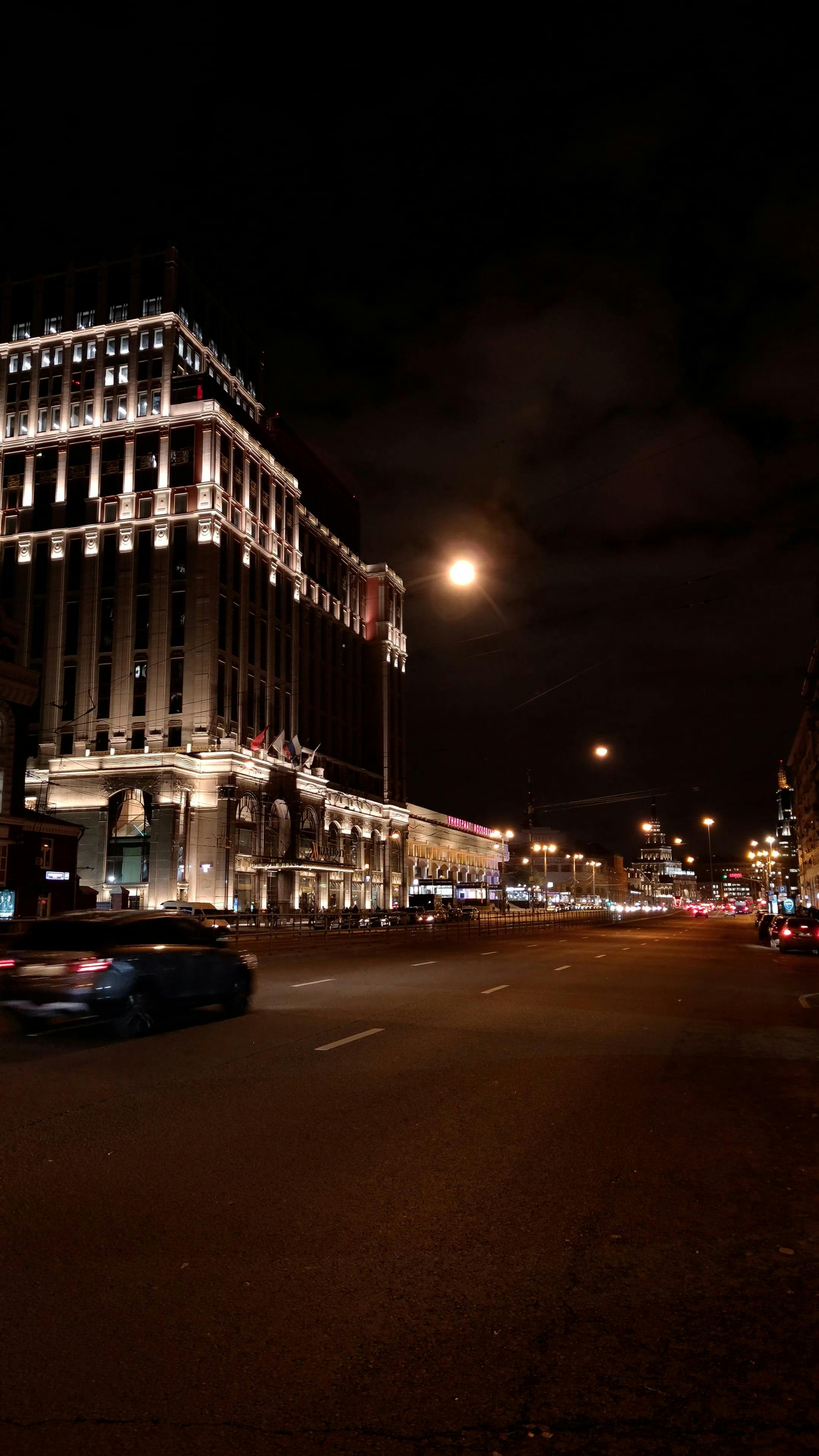 A Shot of a Busy Street at Night Free Stock Video Footage, Royalty-Free ...