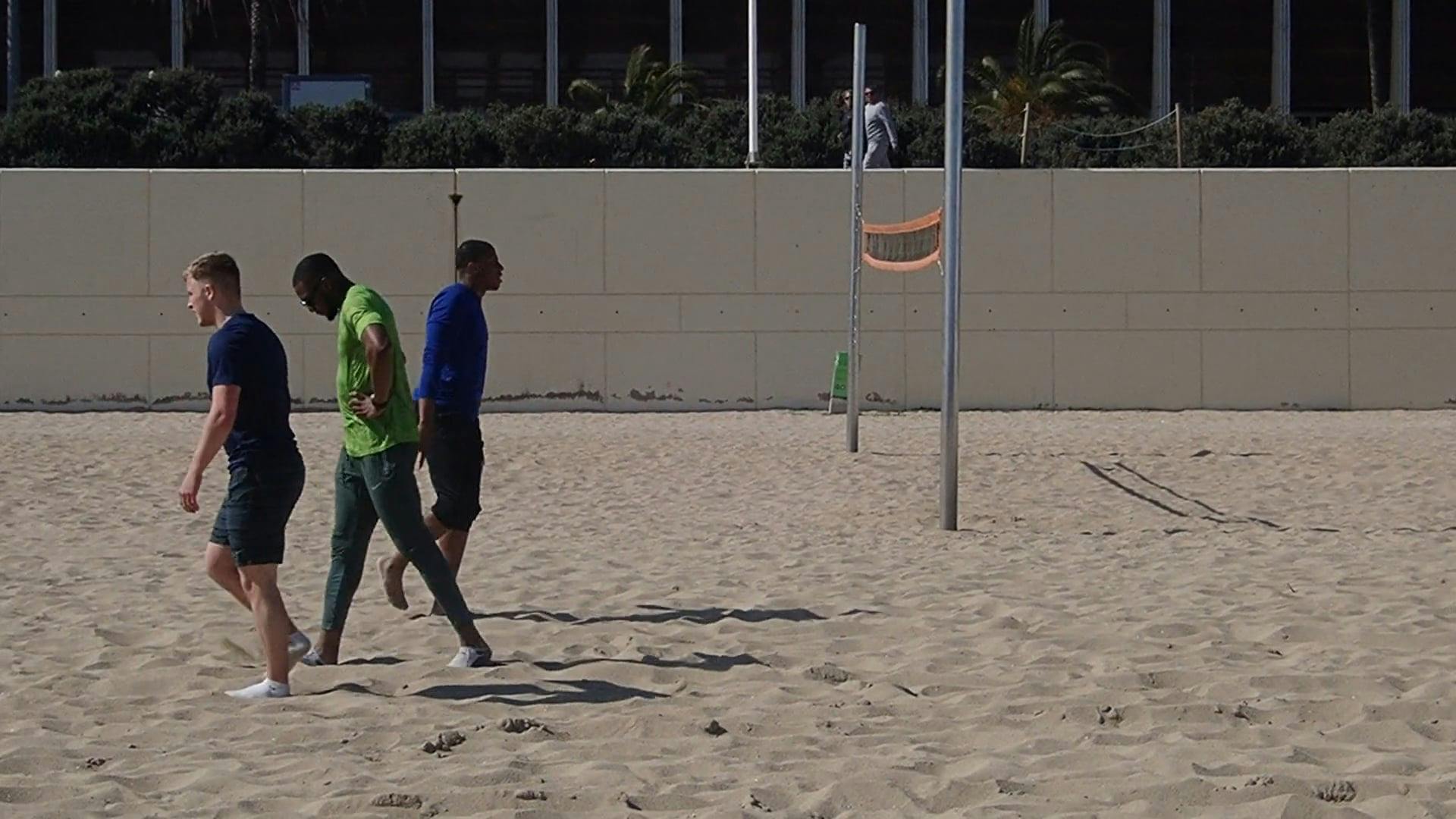 Group Of People Doing Hopping Exercise · Free Stock Video