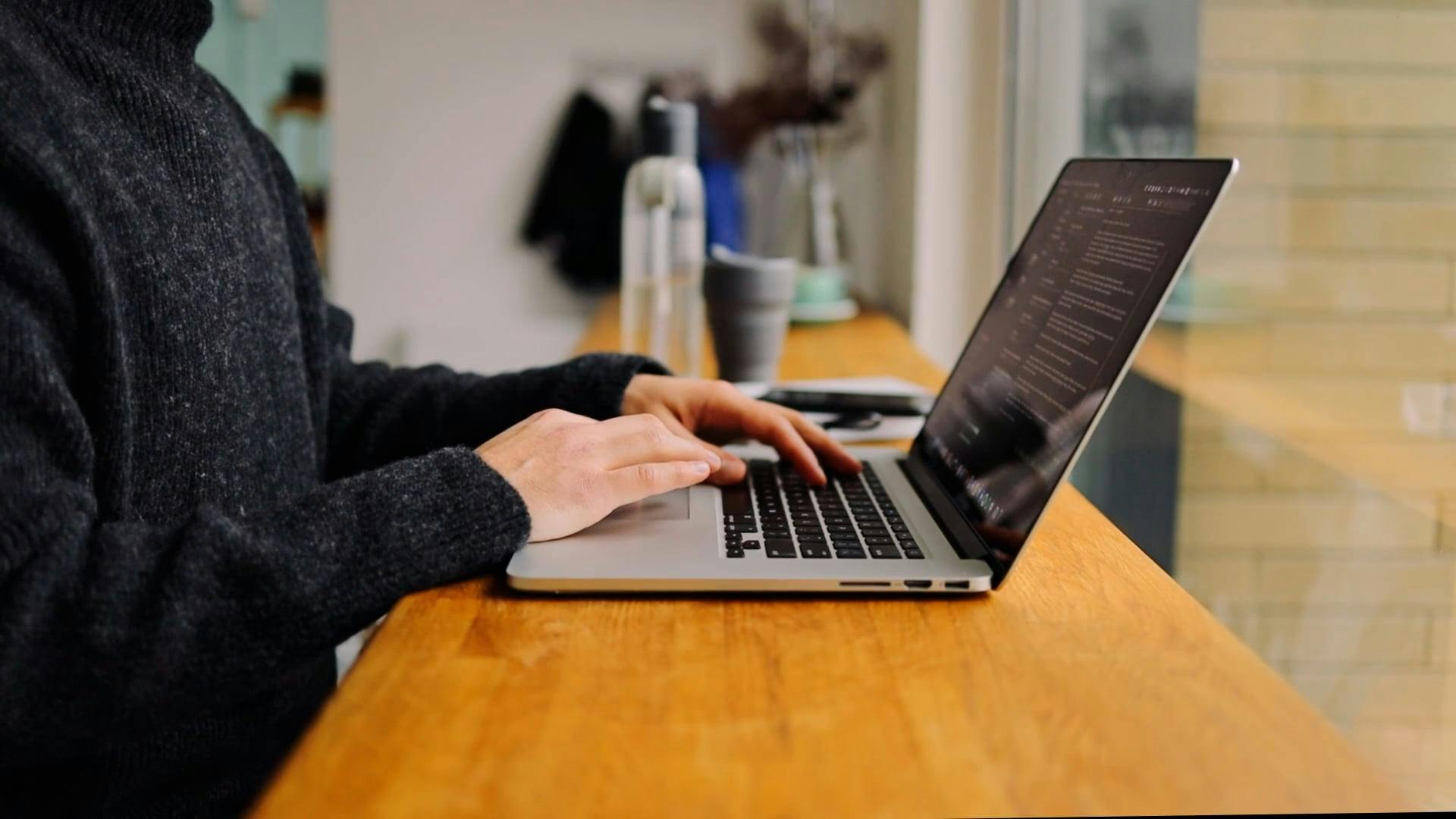 Close Up Video of a Person Using Laptop Free Stock Video Footage ...