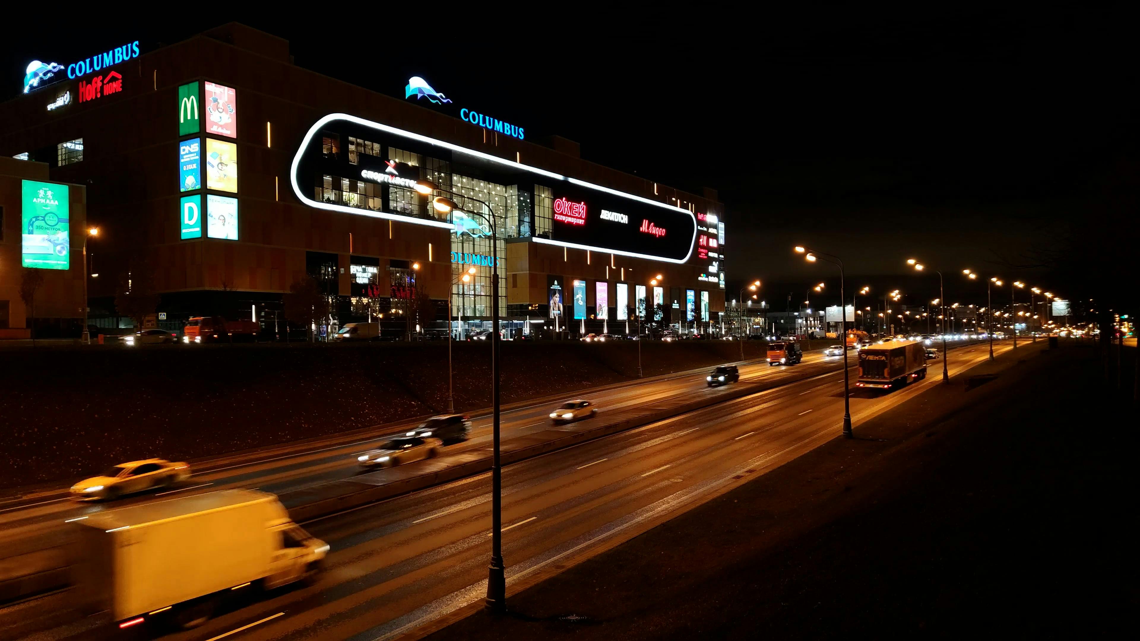 Time Lapse of Traffic at Night Free Stock Video Footage, Royalty-Free ...