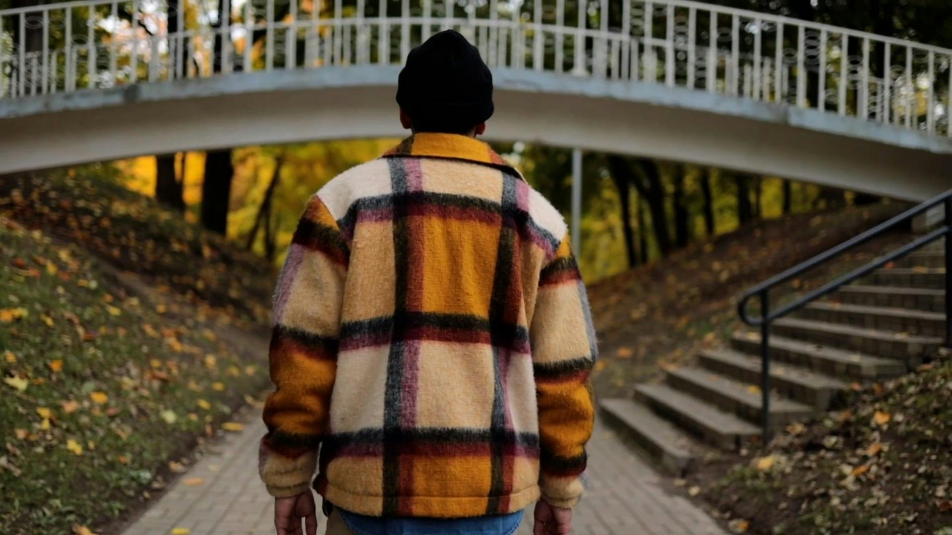 Man Walking in Park in Autumn Free Stock Video Footage, Royalty-Free 4K ...