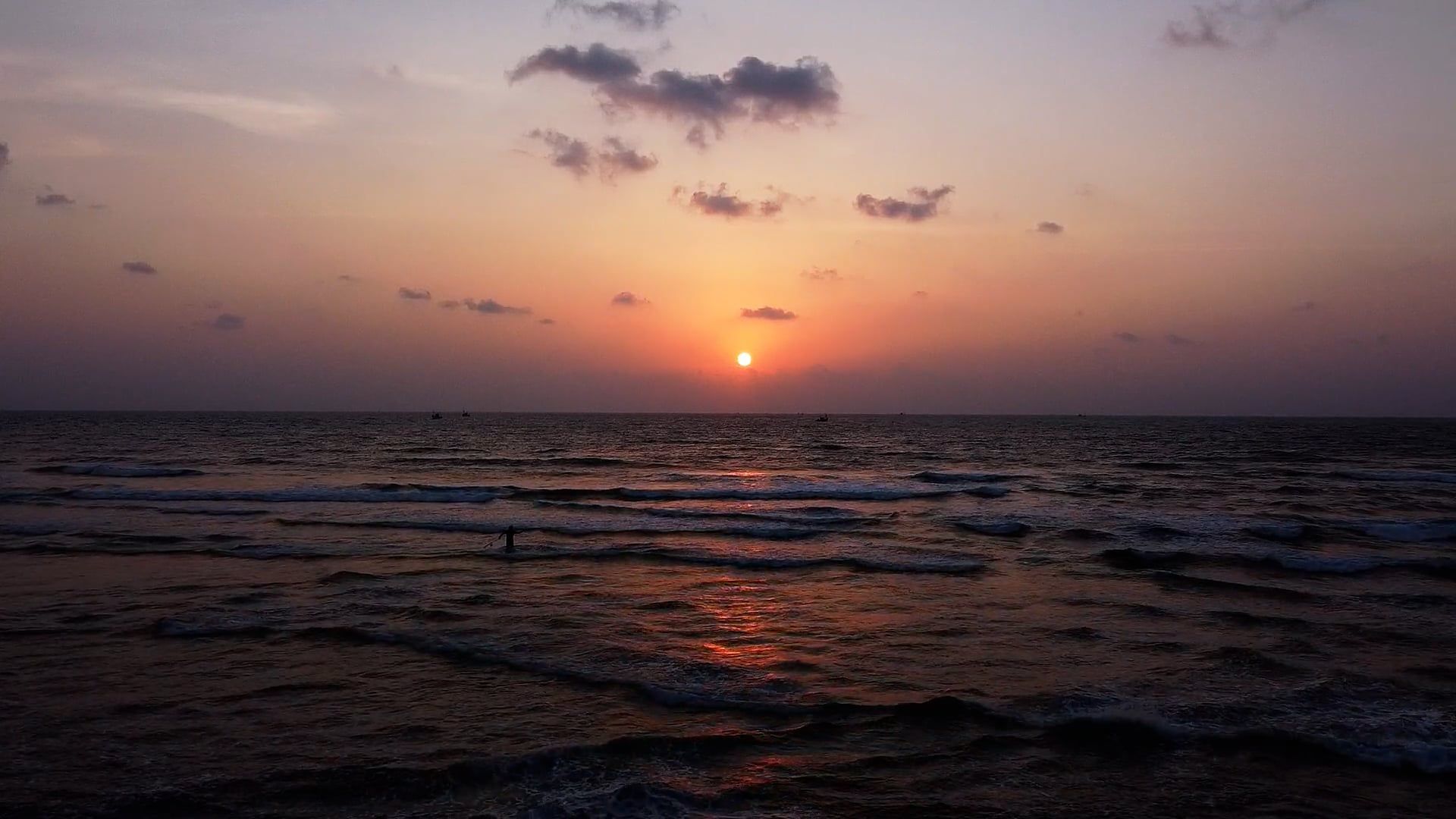 Sunset at the Beach Free Stock Video Footage, Royalty-Free 4K & HD ...