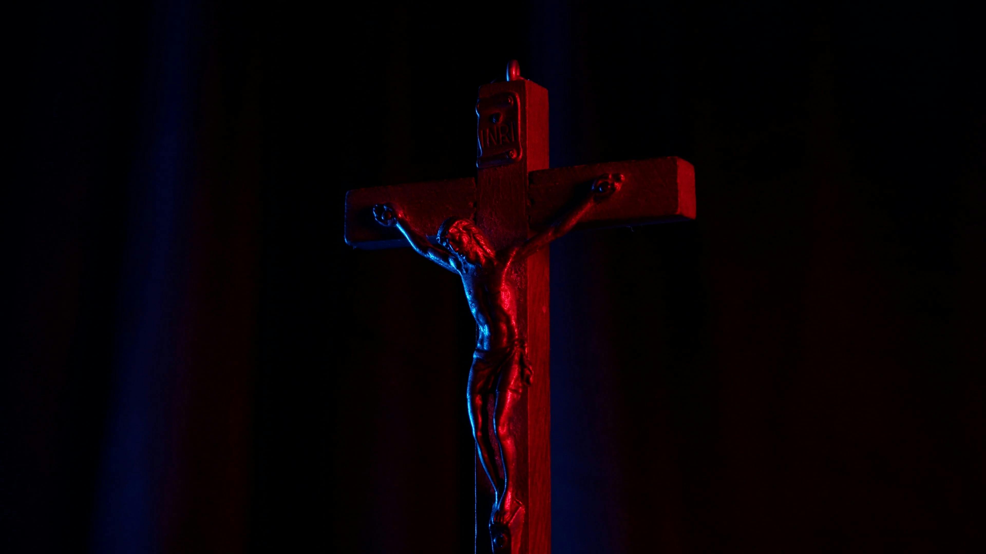 Close-Up View of Crucifix Free Stock Video Footage, Royalty-Free 4K ...